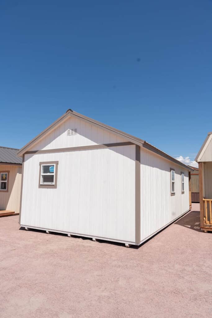 14x32 Gable Style w/ Porch - Colorado Shed Company