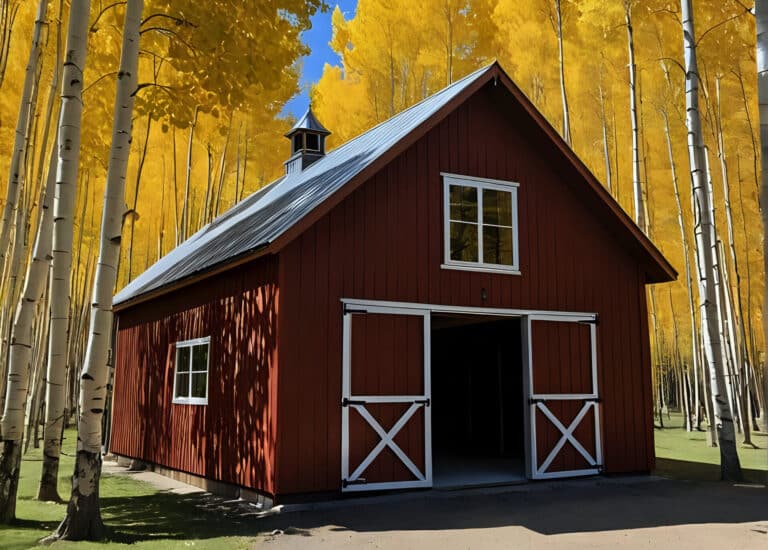 Custom Pole Barns in Central CO - Colorado Shed Company